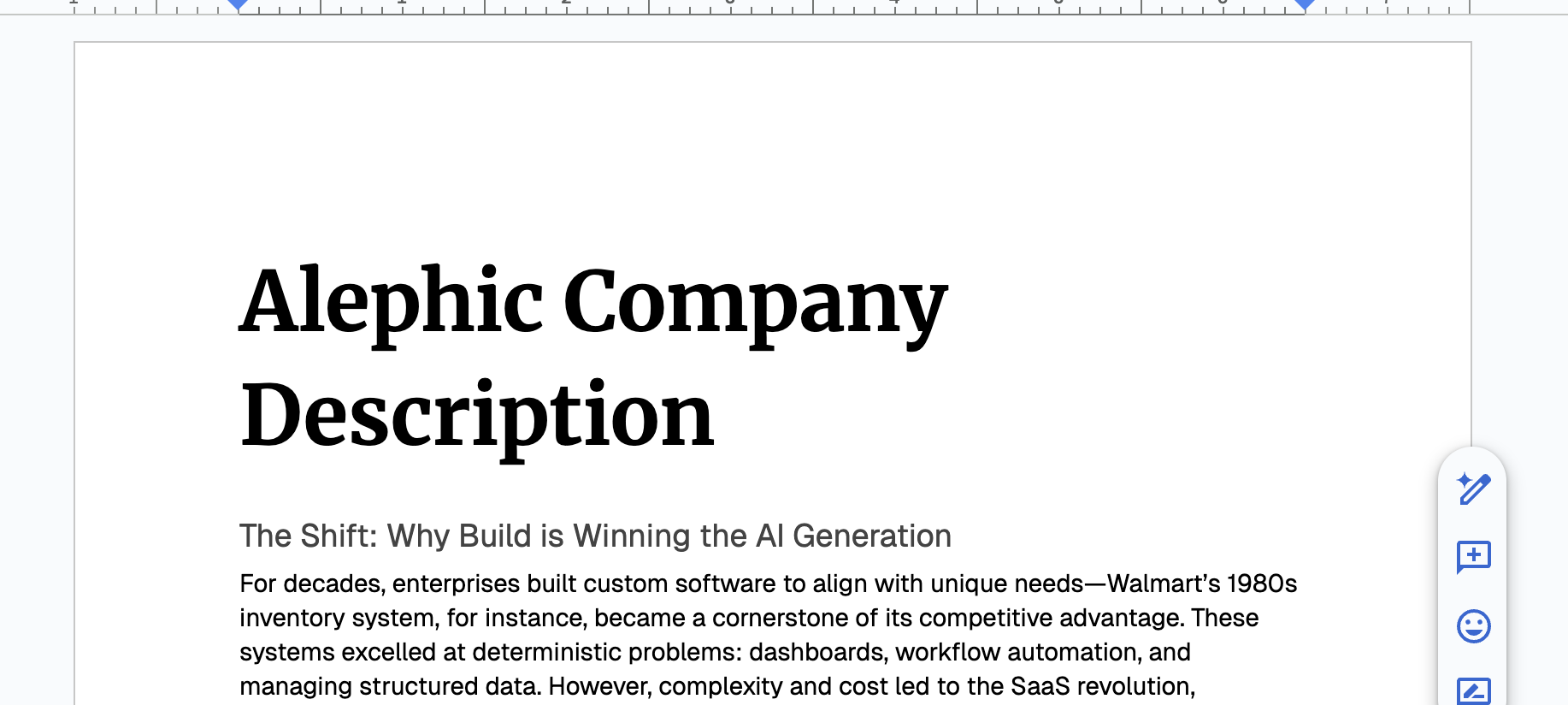 Documentation as a Strategic Asset